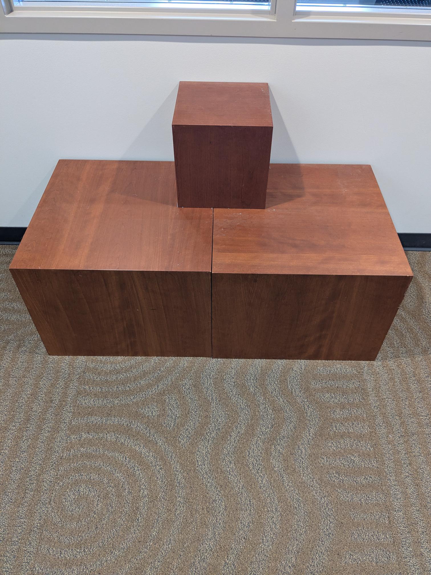 Wooden square cubes | Reaching Across Illinois Library System